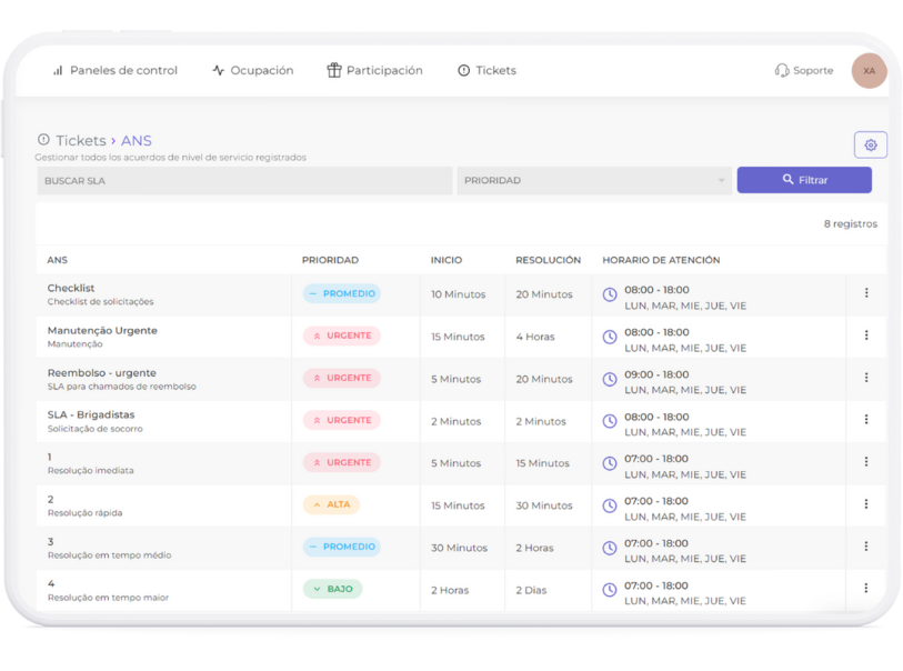 Módulo de Tickets | Deskbee LATAM – workplace